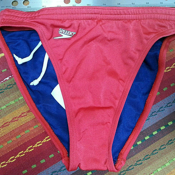 Speedo | Swim | Speedo Womens Sexy Red Fitness Bikini Bottoms New ...